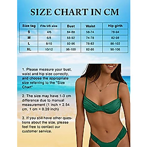 Hatant Bikini Sets for Women Two Piece Swimsuit High Waisted Bikini Adjustable Swim Suit Spaghetti Straps Bathing Suit Pleated Women Sexy Athletic Sports Swimsuit HS-M A-black