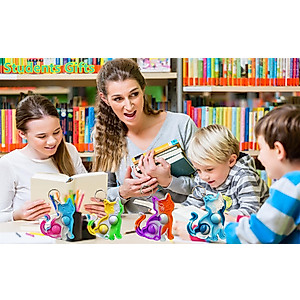 24 Packs Cats Funny Summer Present Unique Mini Item Assorted fidgets Toys for Kids Children Classroom Students Gifts from Teacher,Birthday Party Bubble Favor