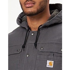 Carhartt mens Bartlett Jacket (Regular and Big & Tall Sizes) Work Utility Outerwear, Gravel, XX-Large US