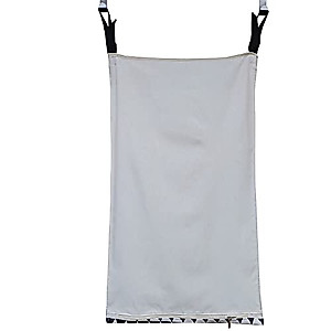 HDHYK Adjustable Space Saving Door Hanging Laundry Hamper Bag with Over Door Hooks for Dirty Laundry