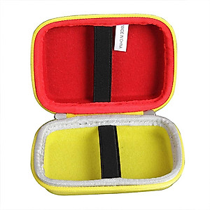 Adada Travel Case for Mattel UNO Card Game (Only Case) (Yellow+Red)