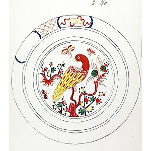 An original design for a porcelain plate