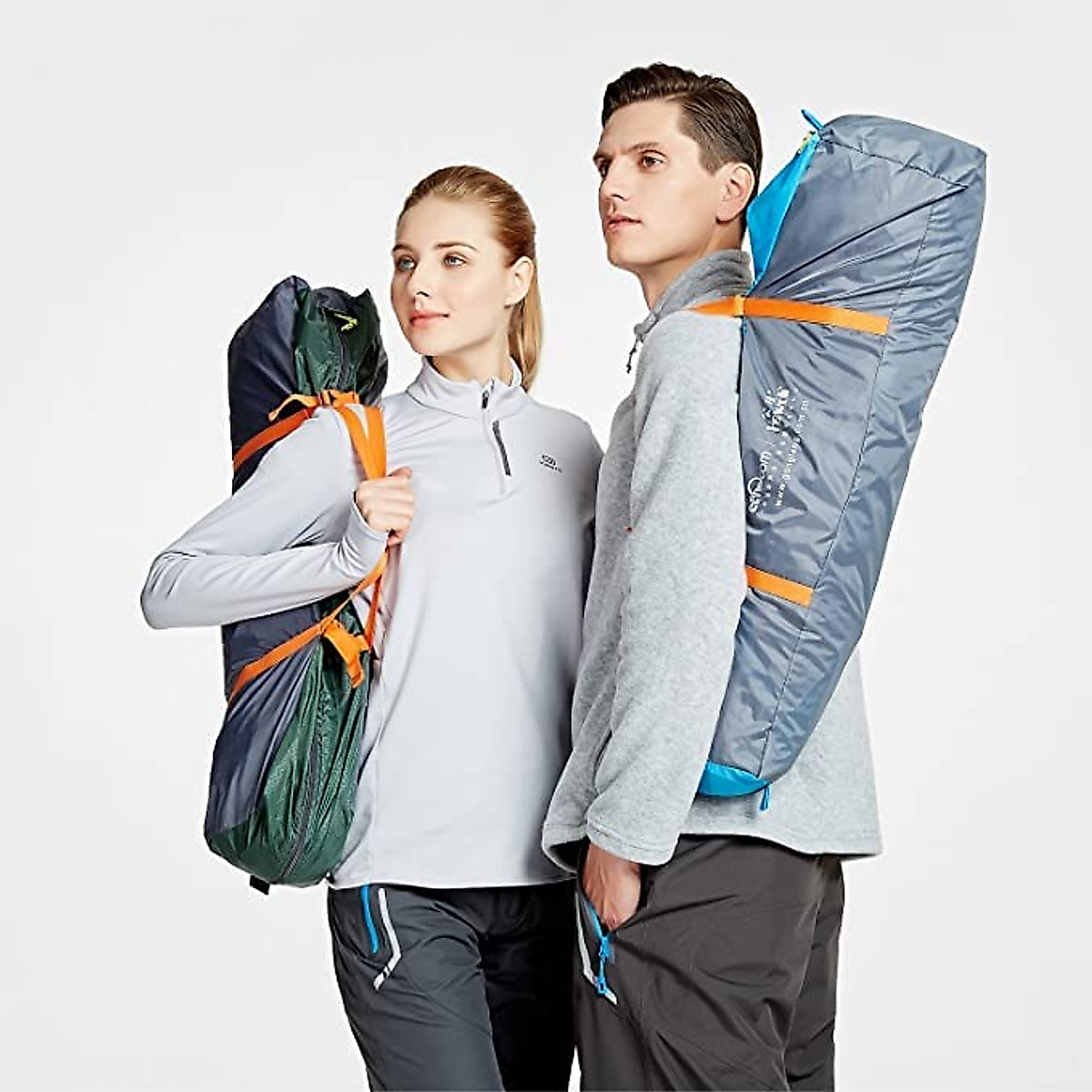 Hewolf Camping Tent Instant Setup - Waterproof Lightweight Pop up Tent Easy up Fast Pitch Tent Great for Beach Backpacking Hiking (Green, 3 Person) 1