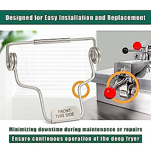 33480 Tag Spring Weldment Replacement for Henny Penny Fryer ONLY for Latch