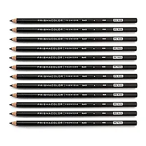 Prismacolor Colored Pencil PC935 Black - One Dozen Pencils