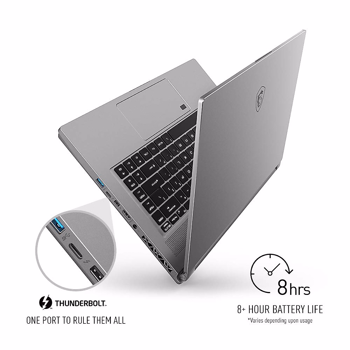 MSI P65 Creator-253 15.6" Ultra Thin Productivity/ Gaming Laptop, NVIDIA RTX 2070 8G, 144Hz 7ms, Intel Core i7-8750H, 32GB, 512GB NVMe SSD RAID, TB3, Fingerprint, Win 10 PRO