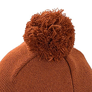 Komorebi Baby Beanie Baby Winter Hat Toddler Knit Hat Cap for Boys Girls Beanies Infant Double Layer Pom Pom Hats 01 Red 6-36 Months