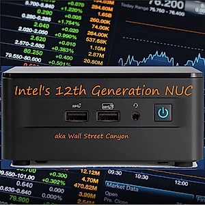 Intel NUC Mini pc Wall Street Canyon NUC12WSHi7 i7-1260P,12 cores,16 Threads, Running with Windows 10 Pro, 32GB RAM + 1TB NVMe, 4.7GHz Intel Iris Xe Graphics, 4K displays or one 8K Display