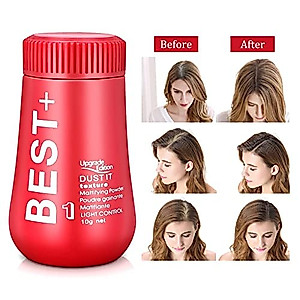 Hair Powder, 10g Oil Control Styling Hair Powder Volume Powder Portable Mattifying Texture Powder Soft Fluffy all Day Hair No Mess Dust it Hair Root Lifting Powder for Men Women