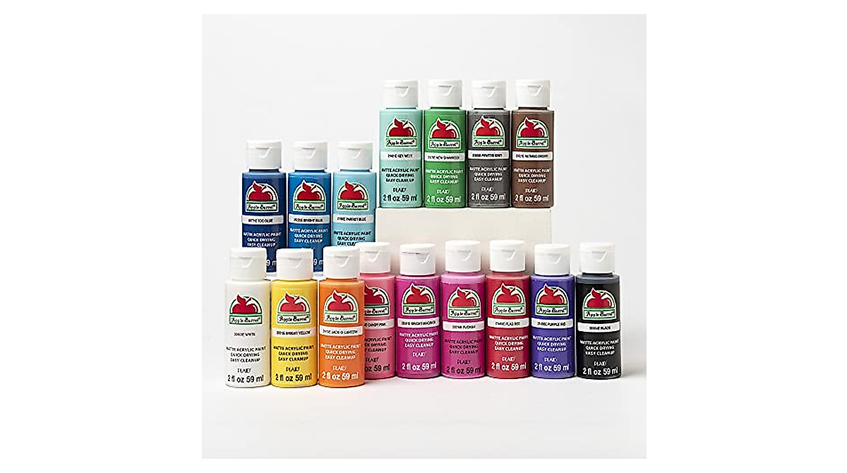 Shop Apple Barrel 16 Pc Acrylic Paint Set for Crafts!