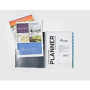 2023 Appointment Book & Planner - Ensight 8.5 x 11 inches, Large Tabbed Daily Hourly Weekly Planner, Calendar and Schedule Book 15-Minute time Slots, Business and Personal Planner (Blue)