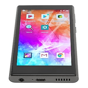 72GB WiFi Mp3 Mp4 Player with, 4.0 Inch Full Touch Screen, HiFi Sound Music Player with and WiFi for Android FM Radio, Recorder, Ebook, Clock, Browser (64GB)