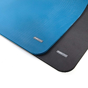 Power Systems Premium Hanging Club Exercise Mat, 72 x 23 x 5/8 Inches Thick, Jet Black (93832)