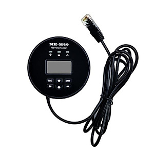 MPPT Solar Charge Controller Remote Meter MT80 LCD Screen Monitor with Extension Cable 26Ft