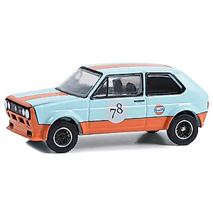 Greenlight 41135-D Gulf Oil Special Edition Series 1-1974 Veedub Golf GTI Widebody #78 1/64 Scale
