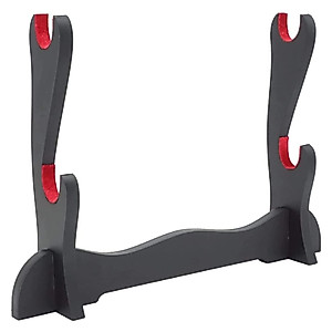 LUCKNIGHT Display Stand Sword Holder Japanese Samurai Sword Wakizashi Tanto Display Stand Bracket Hanger Sword Stand