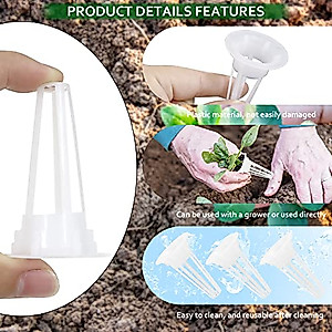 50Pcs Grow Baskets for Hydroponics Supplies, Seed Pods Basket Replacement, Hydroponic Net Pots Pods for Grow Sponges Garden, Slotted Cups Plant Growing Containers for Herb