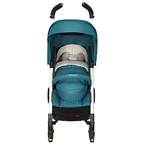 Diono Universal Newborn Pod for Sleeping with Temperature Regulation, Water Resistant Lining, Baby Head and Body Support. Easy to Adjust and Remove Stroller Footmuff for Baby, Blue Turquoise
