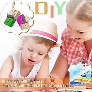 Yalikop 12 Pack Acrylic Sign Holder with Wood Base Acrylic DIY Signs Acrylic Table Numbers Modern Signs Plaque Acrylic Vertical Table Decor for Wedding,Restaurant, Store, Office, Hotel(4 x 6 Inch)