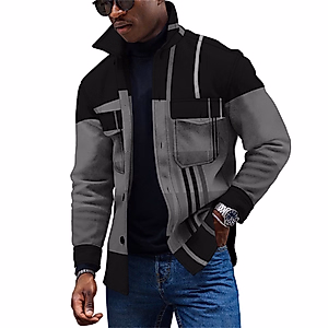 Huazi2 Mens Jacket Turtle Polo Shirt Pinstripe Suit Mens Cardigan Sweater Zip Up Hoodies Jacket Sun Hoodie Fishing Cycling Jackets for Men Windproof Plus Size Blazer Tan Suit Mens(Coffee,Small)