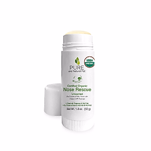 Pure and Natural Pet USDA Certified Organic Nose Rescue (Unscented) 1.75oz