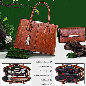 COCIFER Purses and Handbags for Women Shoulder Tote Bags Satchel Wallets