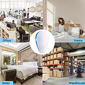 Pest Control Repeller, Plug-in Pest Repellent for Mouse Insect Cockroach Spider Bug Ant Mosquito Rodent Rats Indoor Use 6 Packs