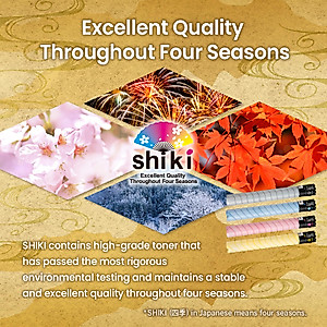 SHIKI Eco Crystal Water Resistant Laser Printer Copier Paper (without the need for laminating after printing) 30 Sheets (LTR) Made in Japan