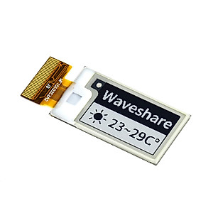 waveshare 1.02inch E-Ink Raw Display Compatible with Raspberry Pi 4B/3B+/3B/2B/B+/A+/Zero/Zero W/WH/Zero 2W Series Boards 128×80 Resolution with SPI Interface Without PCB Supports Partial Refresh