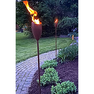 Echo Valley 93116P2 Garden Torch, Hammered Copper