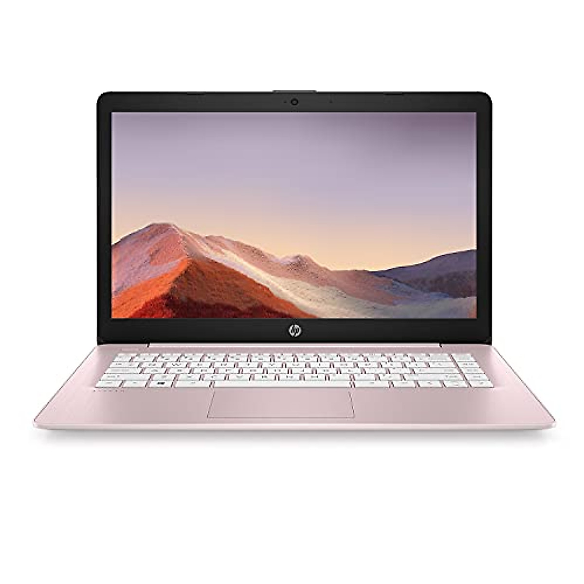 2021 Newest HP Premium 14 inch HD Laptop, Intel Dual-Core Processor Up to 2.6GHz, 4GB RAM, 64GB eMMC Storage, Webcam, Bluetooth, HDMI, Wi-Fi, Rose Pink, Windows 10 with 1 Year Microsoft 365 (Renewed)