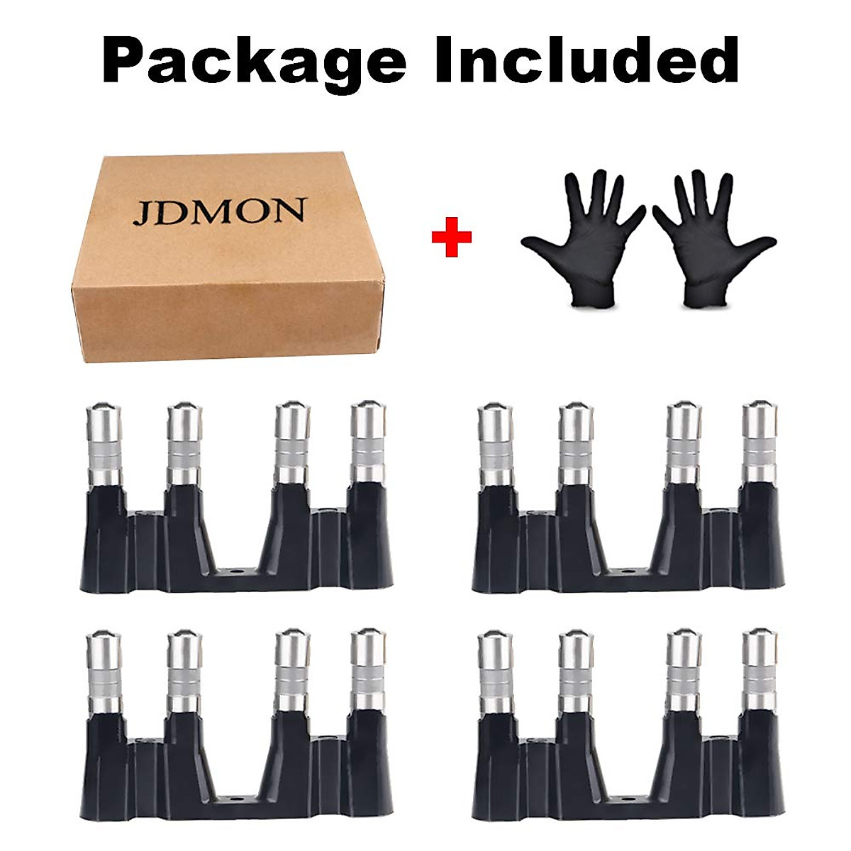 JDMON Compatible with New Hydraulic Roller Lifters Set of 16 and 4 Guide Trays Chevy LS1 LS2 LS3 LS6 LS7 LQ4 LQ9 LY5 LY6 LM7 4.8 5.3 5.7 6.0 GM Replace 12499225 HL124