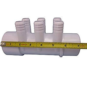 Manifold Hot Tub Spa Part 2" Street x 2" Slip x (6) 3/4" Water How to Video