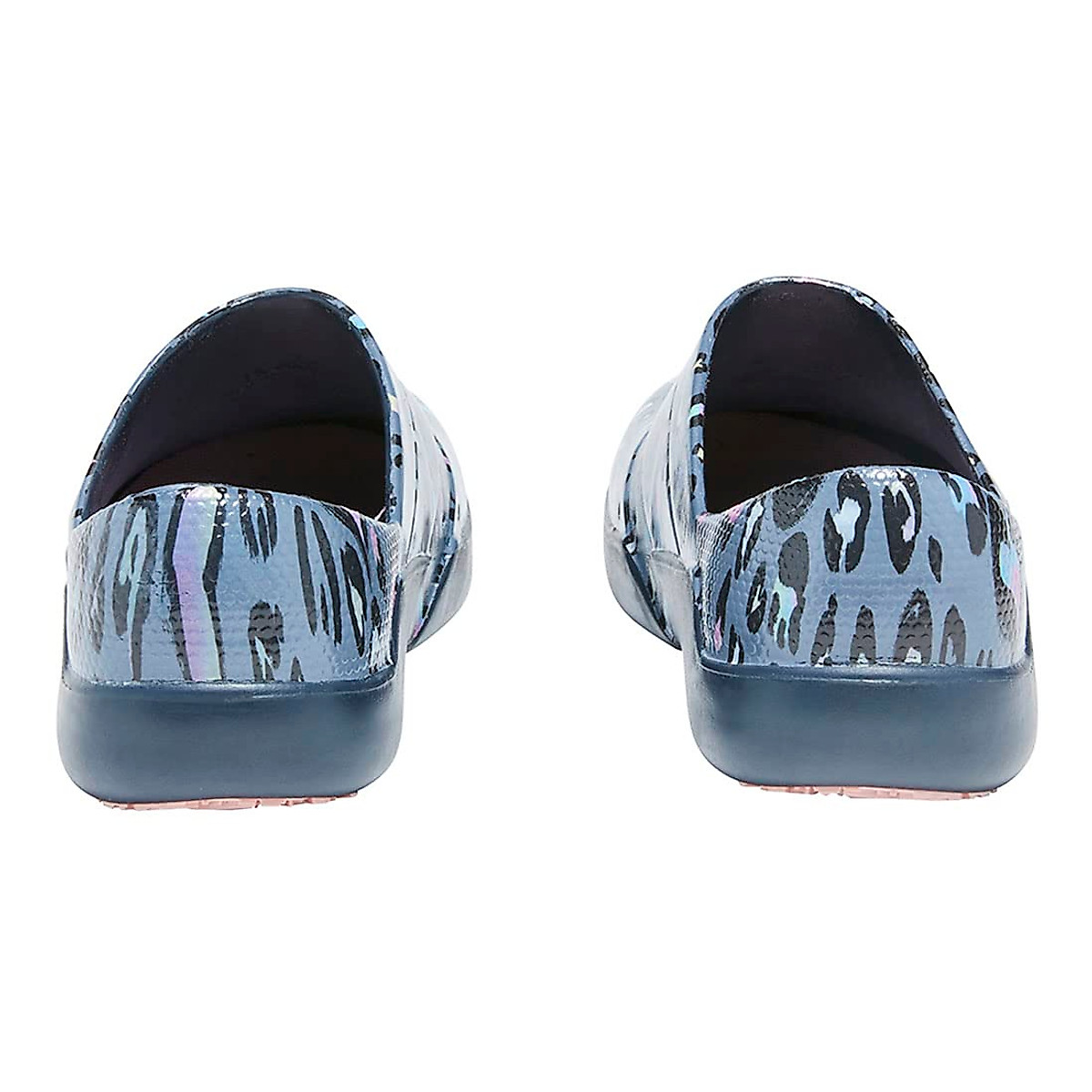 Anywear Journey Men and Women Shoes Injected Molded EVA Slip-On Garden Shoes, Chef Shoes, 11, Leopard Sweet Heart