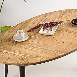 Modern Center Table | Spruce Tree Coffee Table | Modern Table | Modern Living Room Furniture | Wooden Furniture (L_Dark)