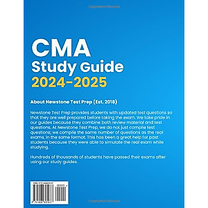 CMA Study Guide 2024-2025: Complete AAMA Review + 800 Questions and Detailed Answer Explanations for the Certified Medical Assistant Exam (4 Full-Length Exams)