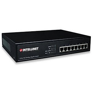 Intellinet ITL-560641 8 Port Gigabit Switch All Poe+ Desk