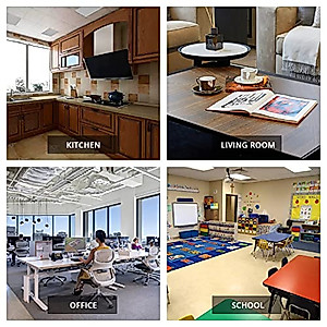 Glasho 15 Gallon Plastic Drawstring Trash Bags 80 Count White Leak Proof Garbage Bags for Tall Kitchen Home Office Outdoor