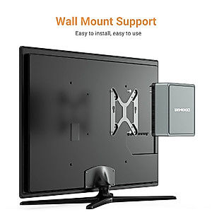 COOFUN UM350 Mini PC AMD Ryzen 5 3550H Mini Computer DDR4 16 GB RAM 512 GB PCle SSD, Radeon Vega Graphics, Dual Band WiFi HDMI/DisplayPort/USB-C, 2.5G RJ45 LAN, 4X Ports USB 3.0