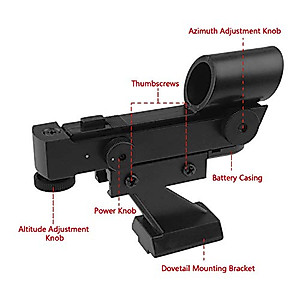 Astromania Finderscope Starpointer for Astronomical Telescopes with Slide-in Bracket