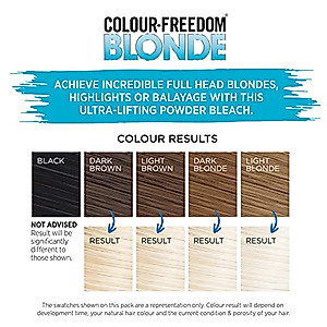 Knight & Wilson Color-Freedom Cream Hair Bleach Kit. Ammonia-Free Formula Lifts up to 8 Shades. Protects & Repairs While Lightening. Complete Hair Bleaching kit with Tint Bowl, Brush, Gloves & Cap