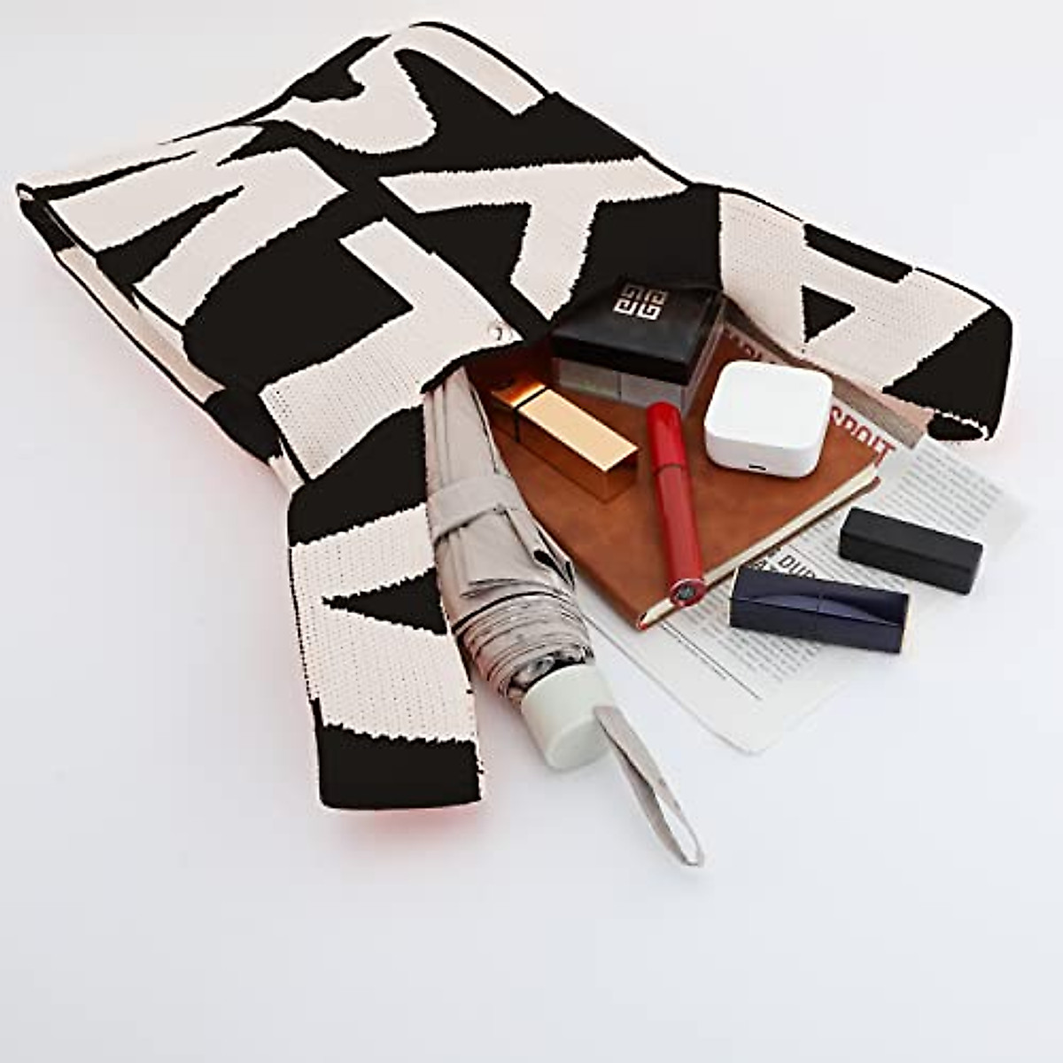 Women's Alphabet Print Bag Retro Shoulder Bag Hobo Crossbody Handbag Casual Tote With Extension Band