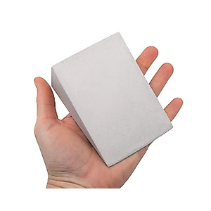 Teak Tuning 2PK Monument Series Concrete Fingerboard Medium Kicker Ramp Obstacles - 4" Long, 1.5" Tall - Ultra Premium, Super Durable Polymer Modified Concrete - Sterling Gray Colorway