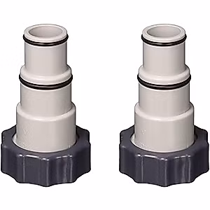 POOLHACKER Plunger Valve for Above Ground Pool, Shut Off Valve Replacement Plunging Assembly for Pool Filter Pump, Pool Replacement Parts Accessories (Adapter A)