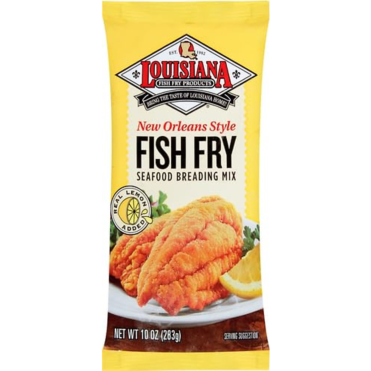 Louisiana Fish Fry New Orleans Style Seafood Breading Mix, 10 oz