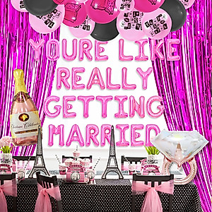 LaVenty Youre Like Really Getting Married Balloons Mean Girls Bachelorette Decoration Burn Book Decoration Mean Girls Bridal Shower Decoration Balloons