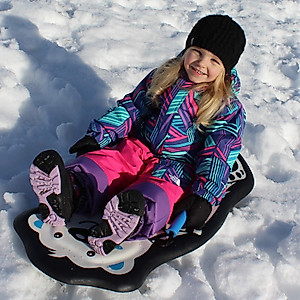 Flexible Flyer Polar Bear Kids Foam Sled Toddler Snow Slider, 36 inch
