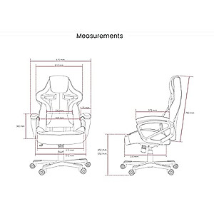 Arozzi - Milano Ergonomic Computer Gaming/Office Chair with Swivel, Tilt, Rocker, Adjustable Height and Adjustable Lumbar Support - Red