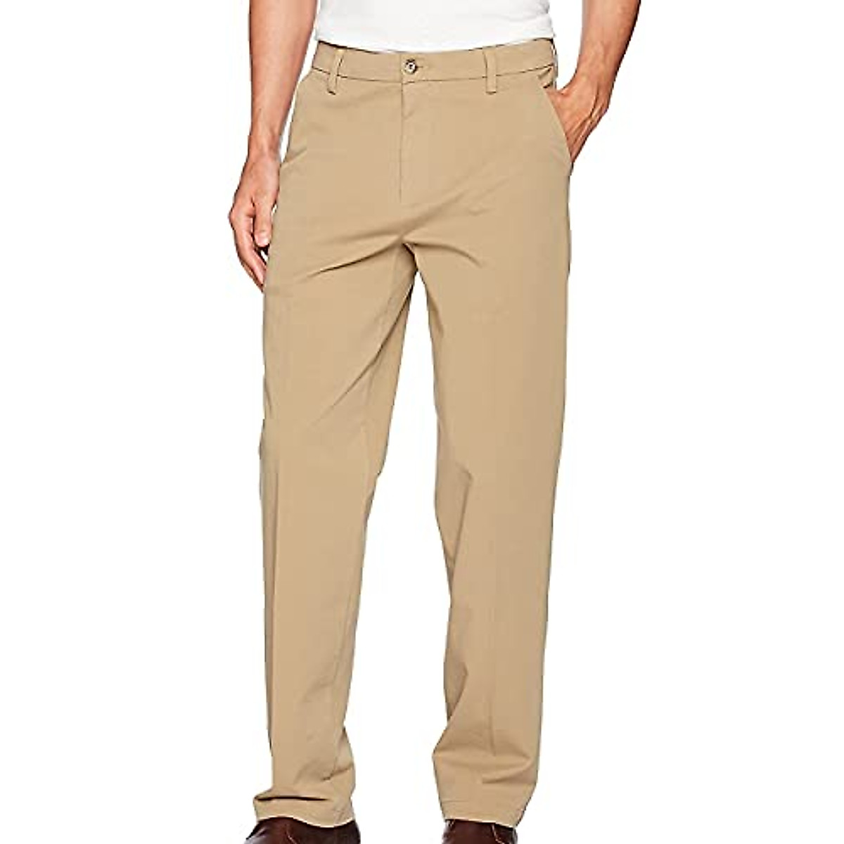 Dockers Men's Classic Fit Workday Khaki Smart 360 FLEX Pants, New British Khakhi (Stretch), 44W x 30L