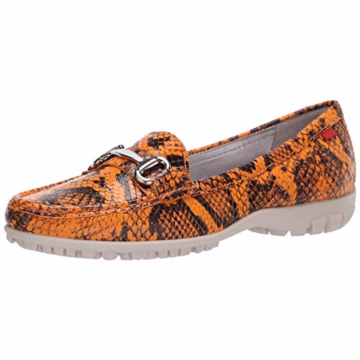 Marc Joseph New York Women's Leather Made in Brazil Grand Street Golf Shoe, Cheddar Viper, 11 M US